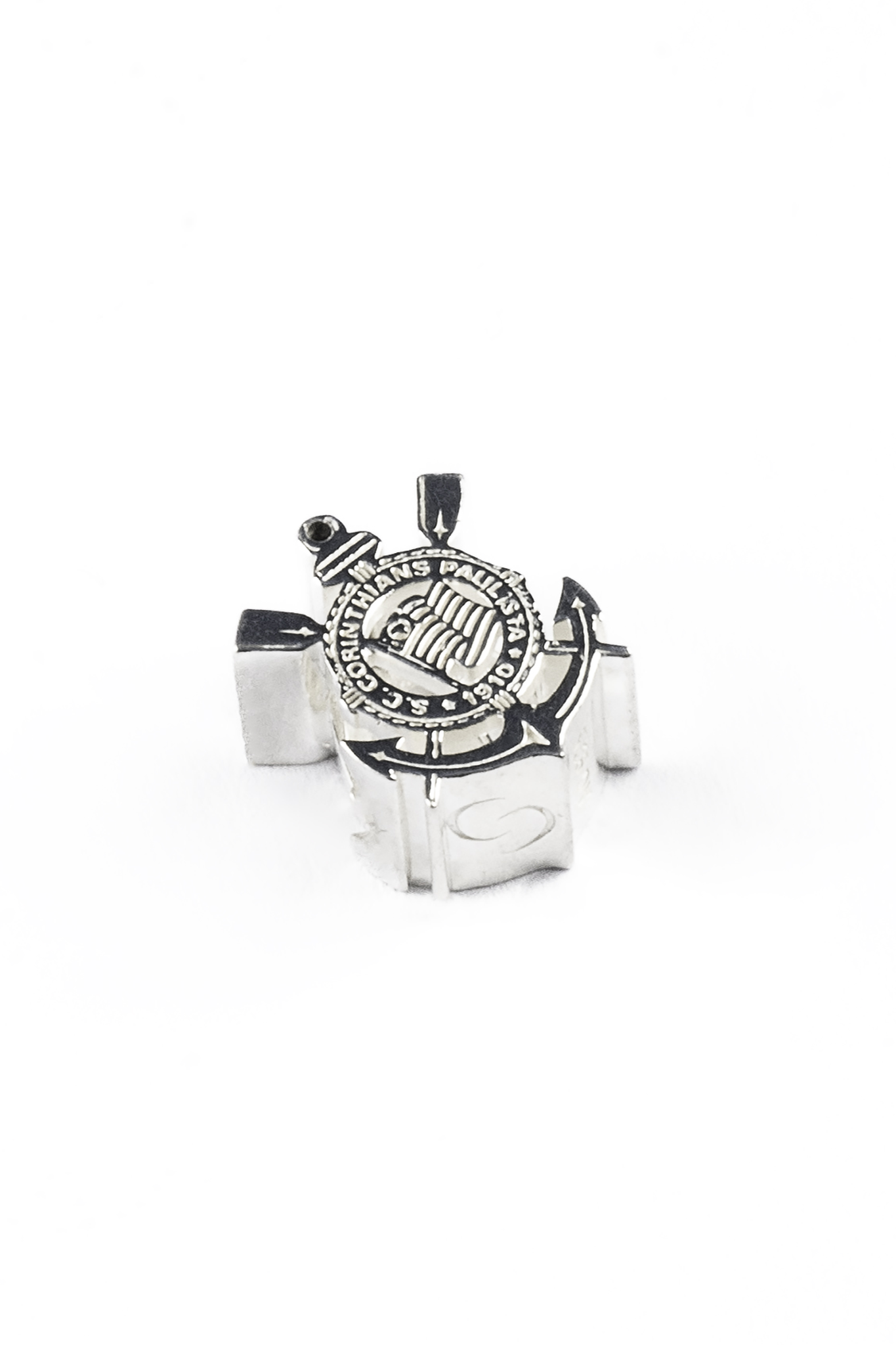 Berloque Corinthians Escudo em Prata 925 – OLAM